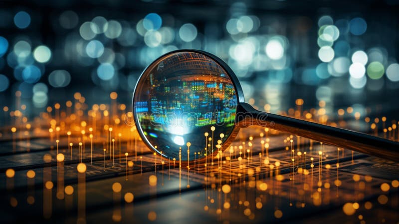 Data Visualization, Close Up Technology Digitalization, Optimization of ...