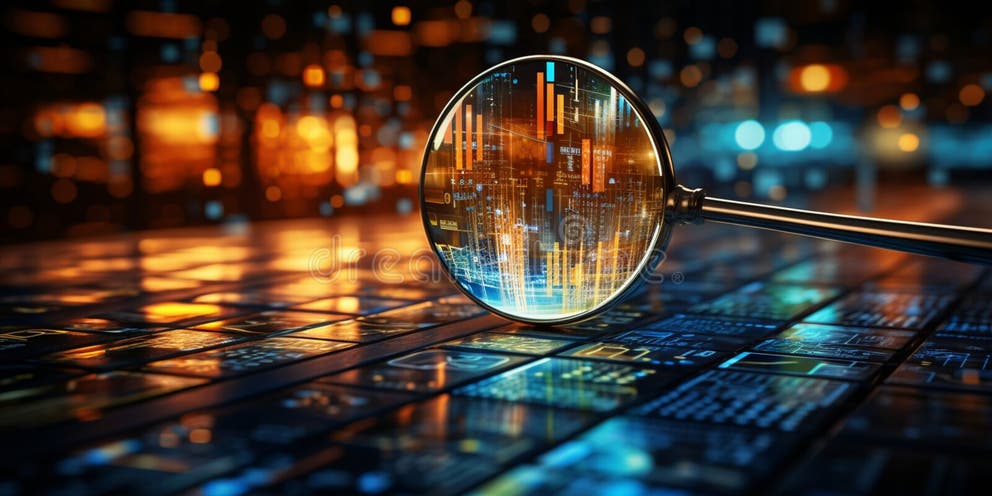 Data Visualization, Close Up Technology Digitalization, Optimization of ...