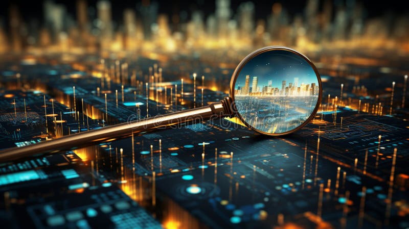 Data Visualization, Close Up Technology Digitalization, Optimization of ...