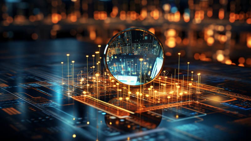 Data Visualization, Close Up Technology Digitalization, Optimization of ...