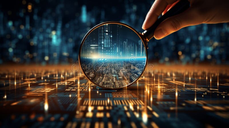 Data Visualization, Close Up Technology Digitalization, Optimization of ...