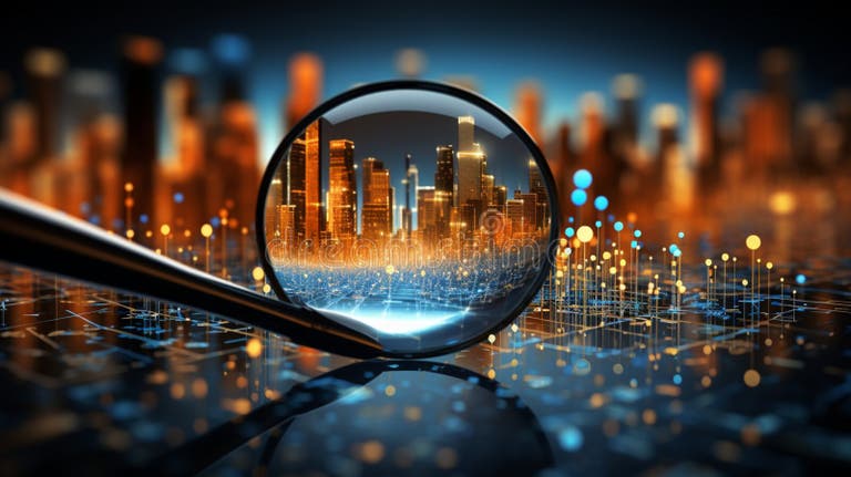 Data Visualization, Close Up Technology Digitalization, Optimization of ...