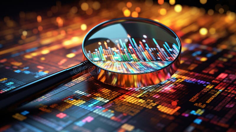 Data Visualization, Close Up Technology Digitalization, Optimization of ...