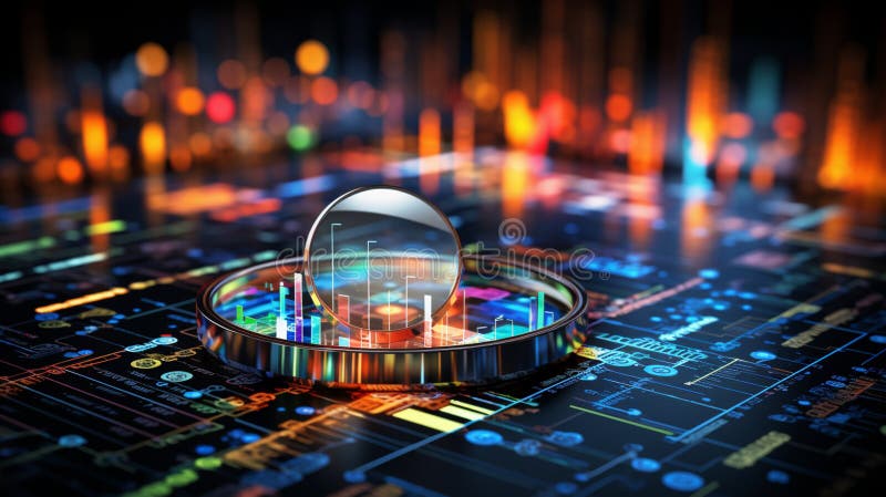 Data Visualization, Close Up Technology Digitalization, Optimization of ...