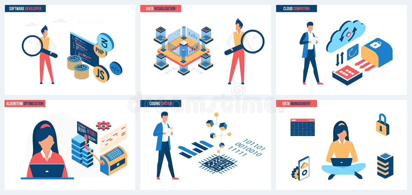 Algorithms Coding Stock Illustrations 1506 Algorithms Coding Stock Illustrations Vectors
