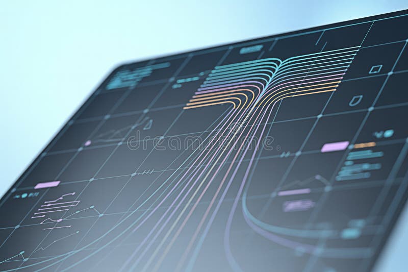 Data Visualization Dashboard Analytics Software Interface Graph Chart Technology Display Screen ...