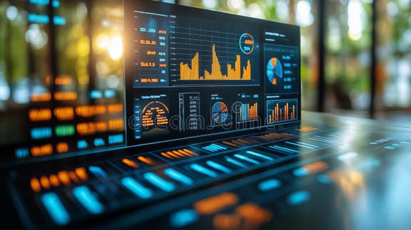 Data Visualization Dashboard Displaying Analytics and Statistics for ...