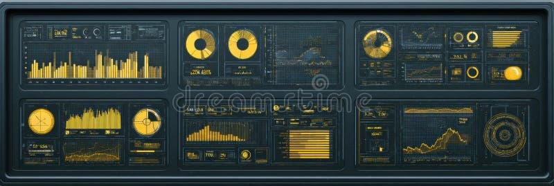 Data Visualization Dashboard Displaying Various Analytical Charts and ...