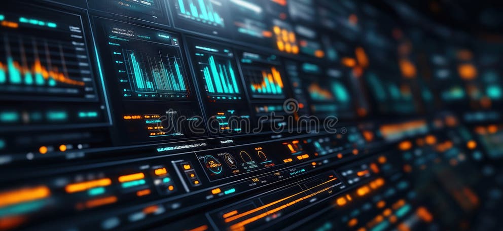 Data Visualization Dashboard with Graphs and Analytics in Vibrant ...