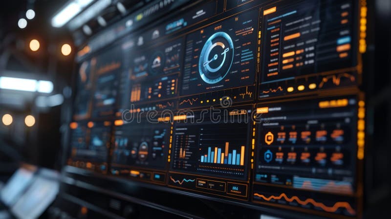 Data Visualization Dashboard Showcasing Business Analytics And Performance Metrics Using Machine