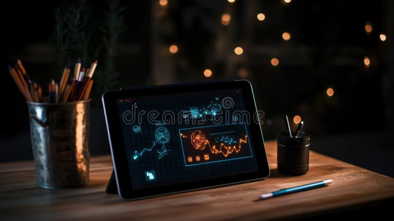 Data Visualization Event Digital Workspace Infographic Display Indoor ...