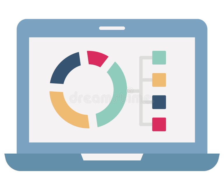 Data Visualization Glyph Style Vector Icon Which Can Easily Modify or ...
