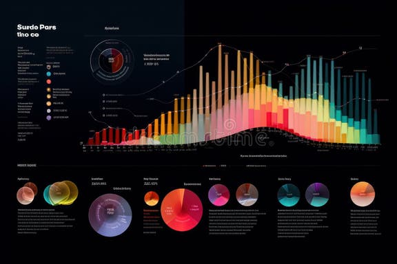 Data Visualization of Graphs. Beautiful Illustration Picture Stock ...