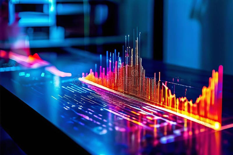 Data Visualization Hologram Complex Data Sets Represented As Int Stock ... Data Visualization Hologram Complex Data Sets Represented As Int Stock ...