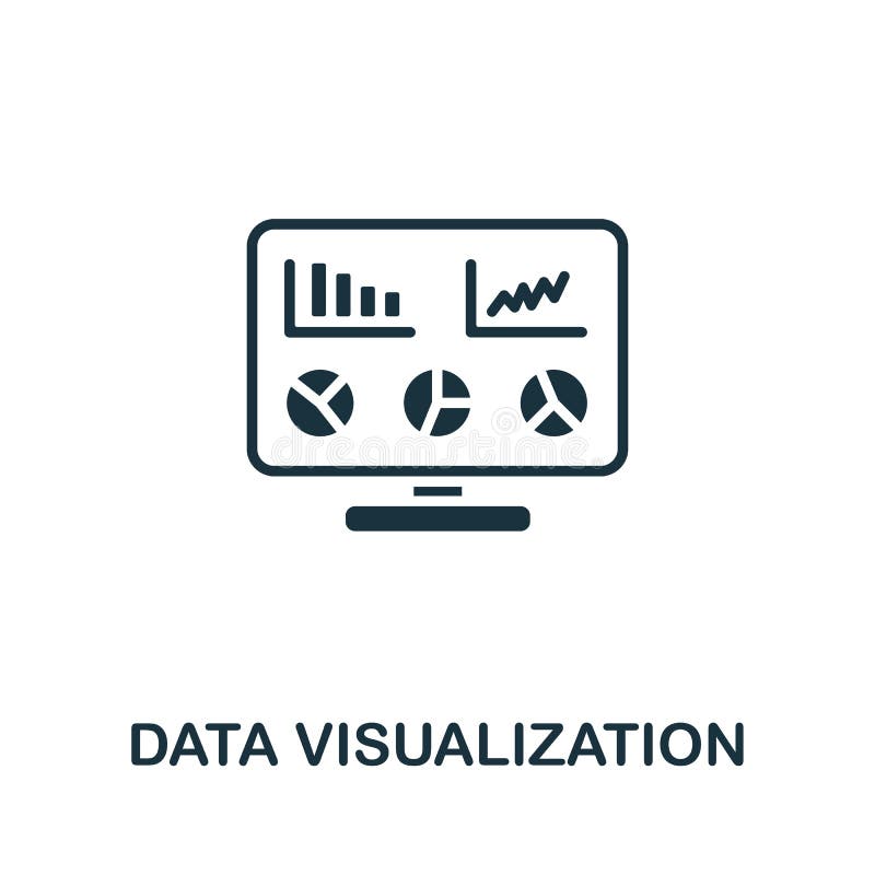 Data Visualization Icon. Monochrome Simple Line Data Science Icon for ... Data Visualization Icon. Monochrome Simple Line Data Science Icon for ...