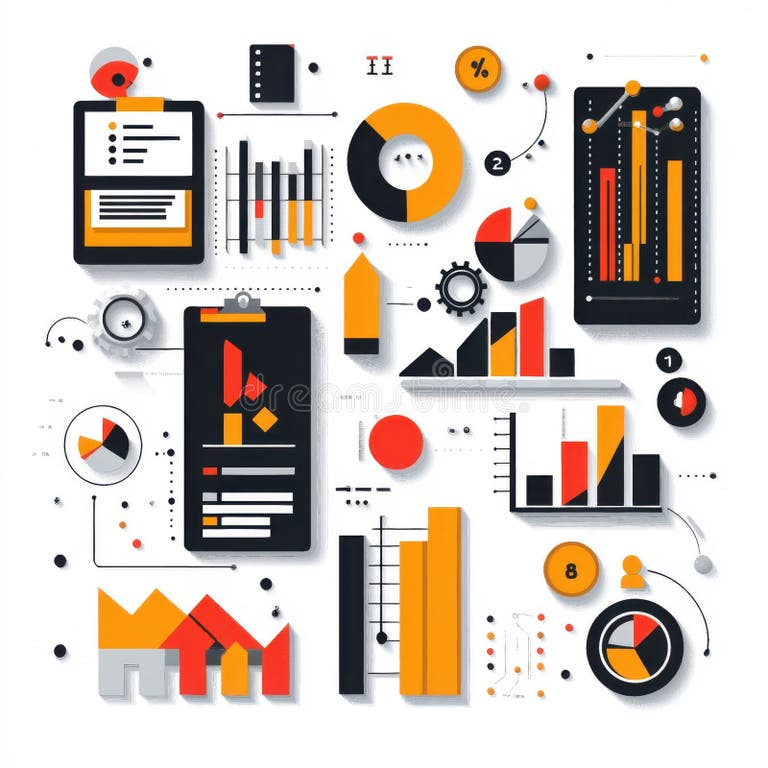 Data Visualization Infographic Charts Graphs Business Analytics ...