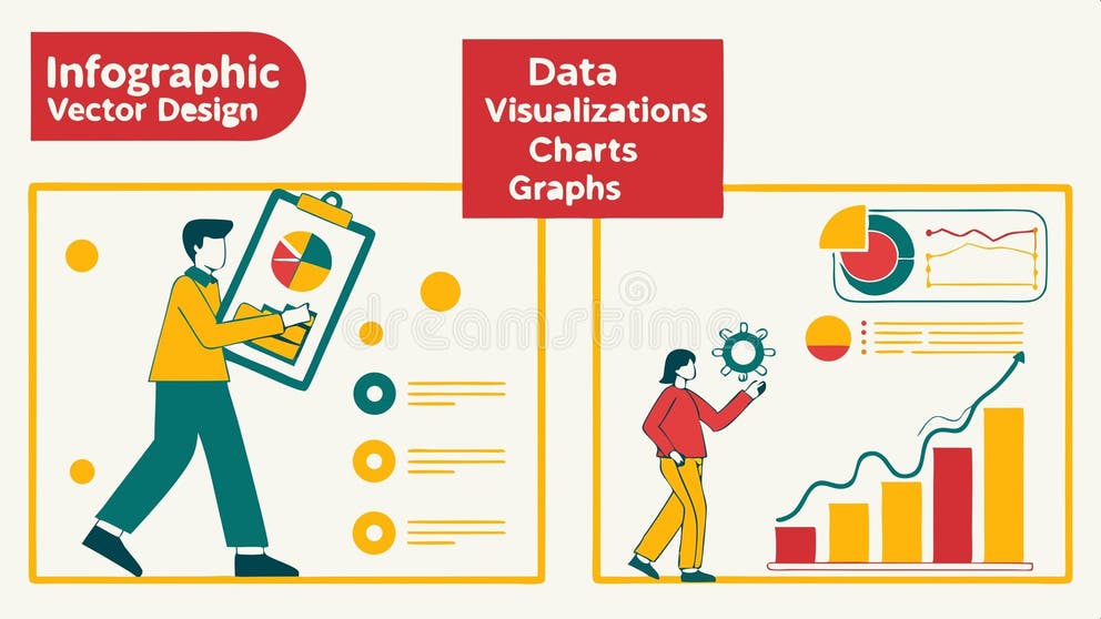 Data Visualization Infographic Vector, Chart Design Art, Information ...