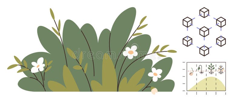 Data Visualization with Nature Elements and Abstract Connections for ...