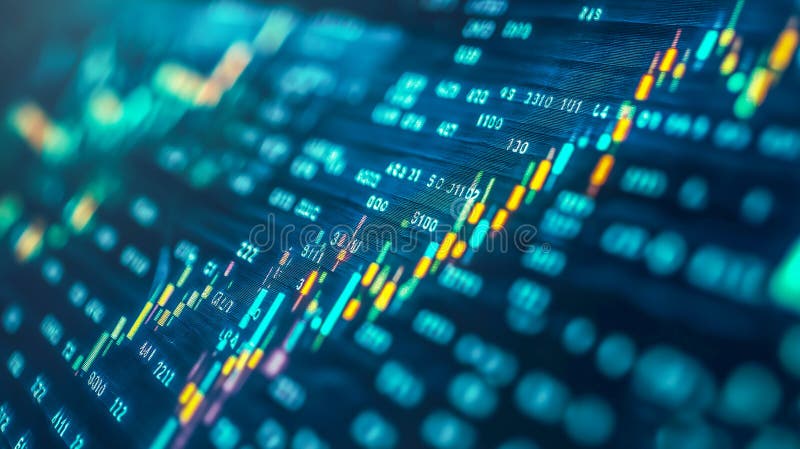 Data Visualization Representing Financial Trends and Market ...