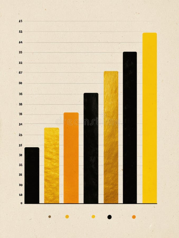 Data Visualization Showcasing Growth Trends Over Time in a Minimalist ...