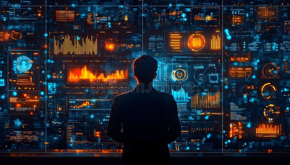 Data Visualization Specialist Observing Complex Analytics and ...