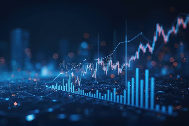 Data Visualization of Stock Market Trends and Financial Graphs ...