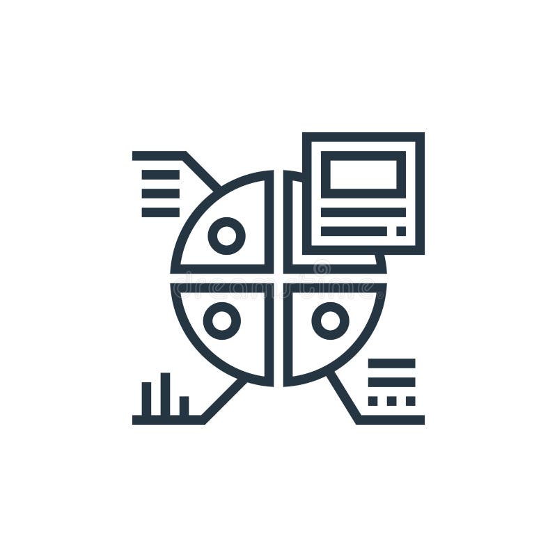 Data Visualization Vector Icon Isolated on White Background. Outline ... Data Visualization Vector Icon Isolated on White Background. Outline ...