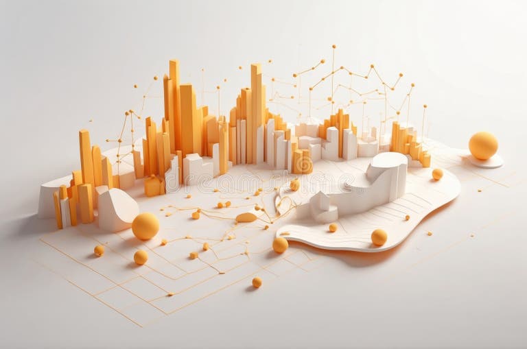 Data Visualization Vector: Isometric, Minimalist, Business Analytics ...