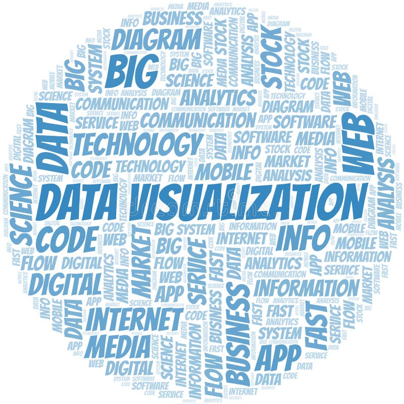 Data Visualization Vector Word Cloud, Made with Text only. Stock Vector ... Data Visualization Vector Word Cloud, Made with Text only. Stock Vector ...