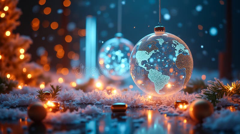 Data Visualizations Dissolve into a Magical Holiday Landscape Filled ...