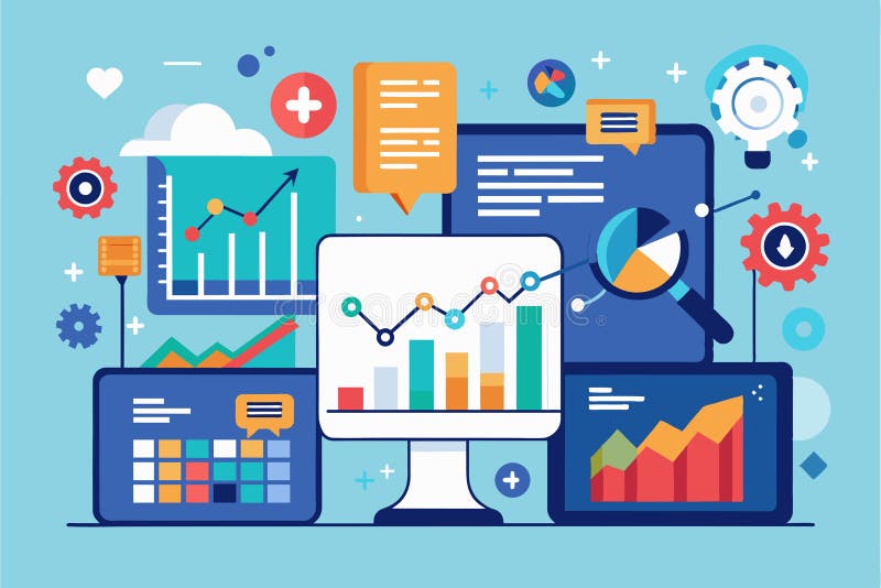 Data Visualizations Illustrate Key Financial Report Trends, Showcasing ...