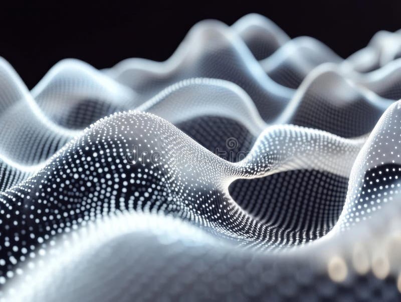 Data Waves Flow Dynamically, Abstract Digital Art, Futuristic ... Data Waves Flow Dynamically, Abstract Digital Art, Futuristic ...