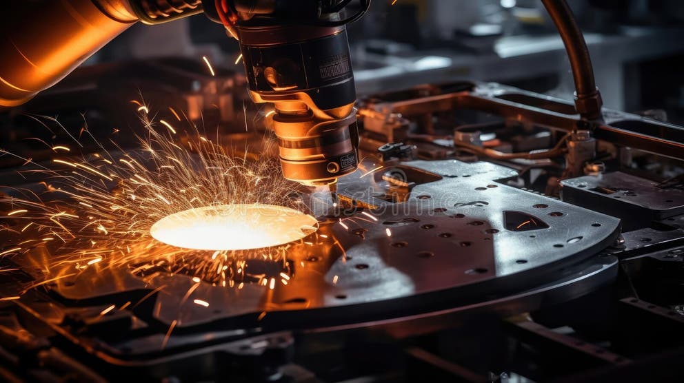 Data Welding Process by Automatic Welding Stock Illustration ...