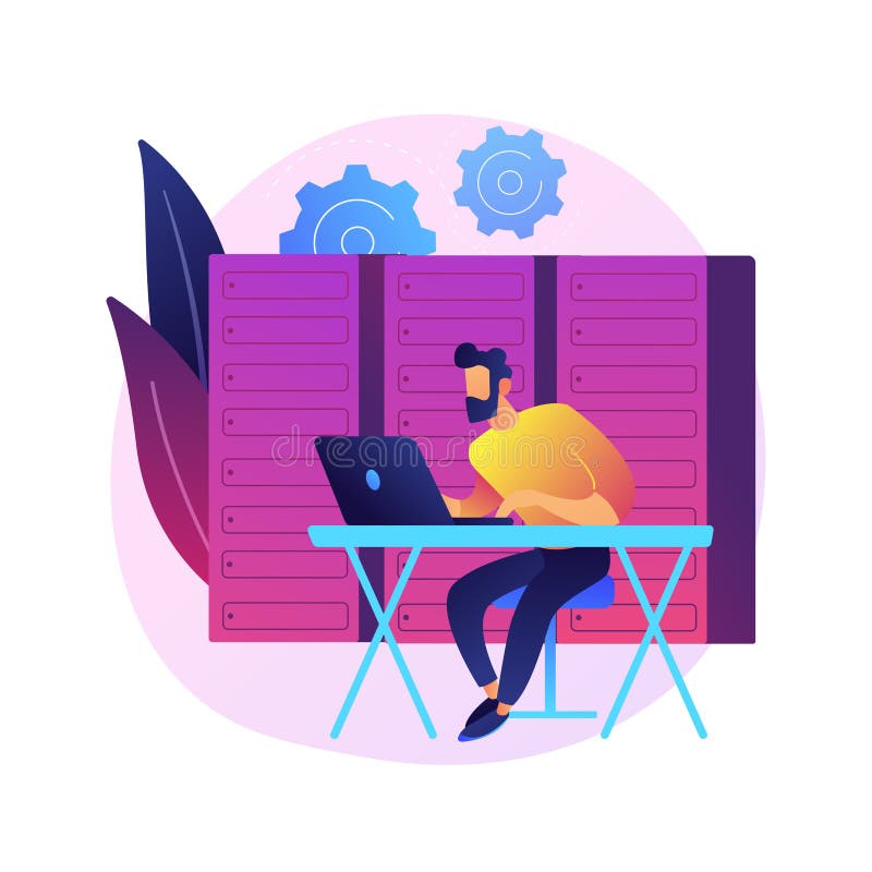 Database Access Vector Concept Metaphor. Stock Vector - Illustration of ...