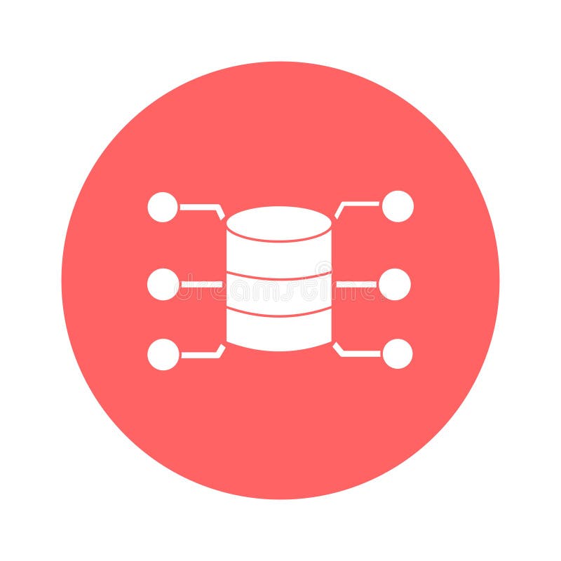 Database Administration Vector Icon Which Can Easily Modify or Edit ...