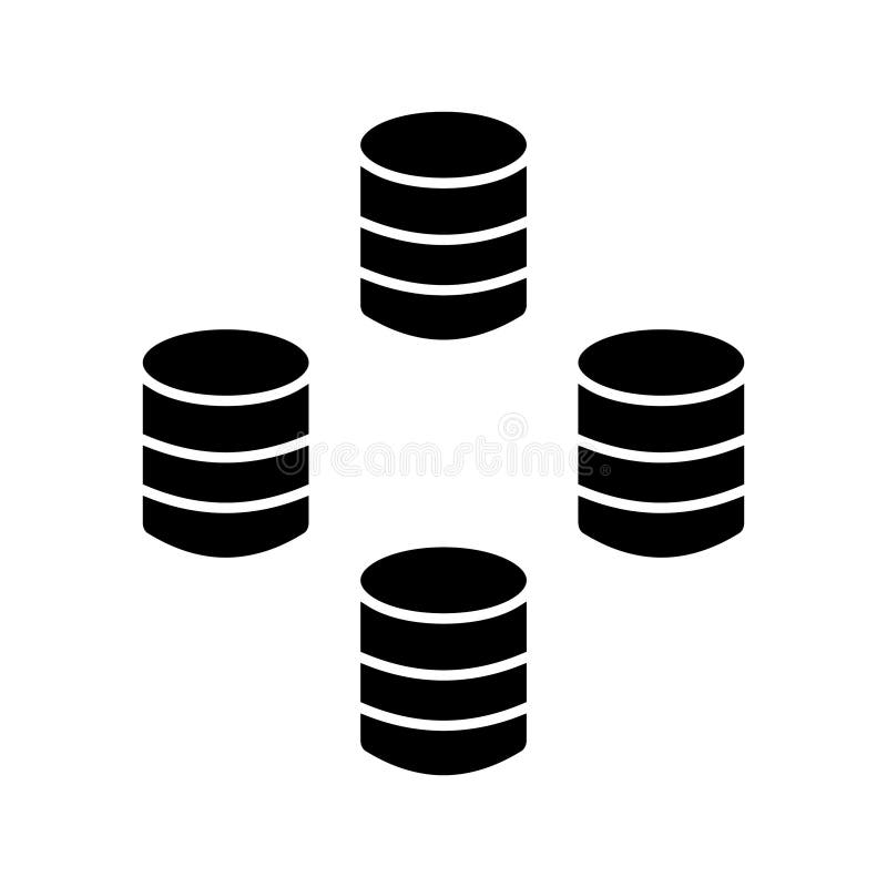 Database Administration Vector Icon Which Can Easily Modify or Edit ...