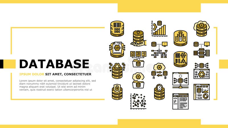 DBA, Database Administrator. Concept with People, Letters and Icons ...