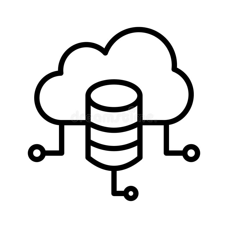 Database Analysis Vector Icon Which Can Easily Modify or Edit Stock ...