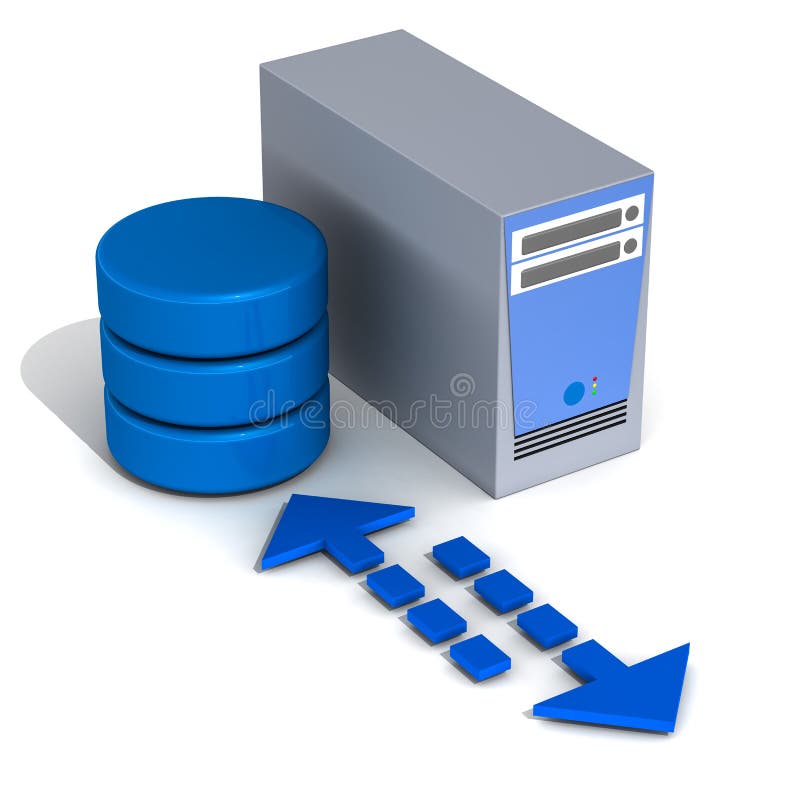 Database Application Server Stock Illustration Image 26460431
