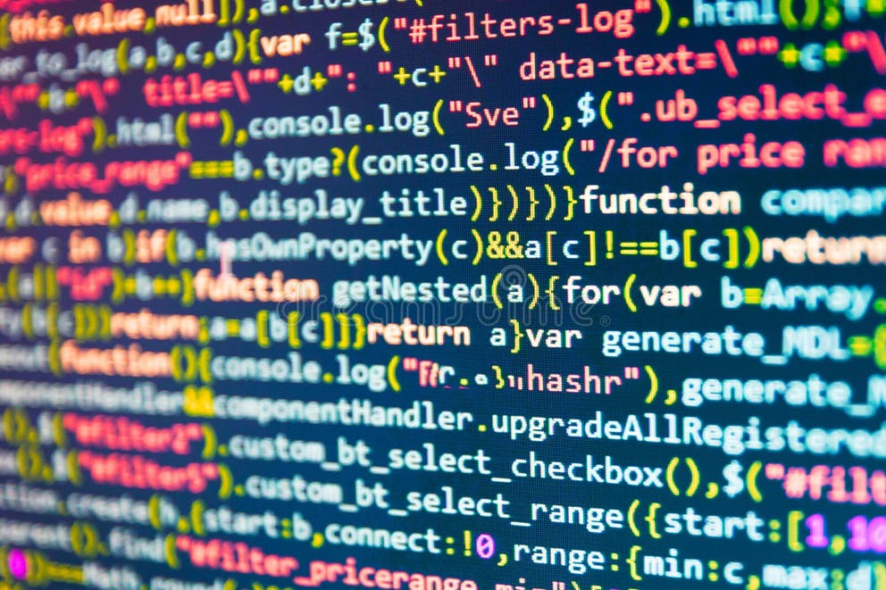 Database Bits Access Stream Visualisation. Coding Cyberspace Concept Stock Image - Image of ...
