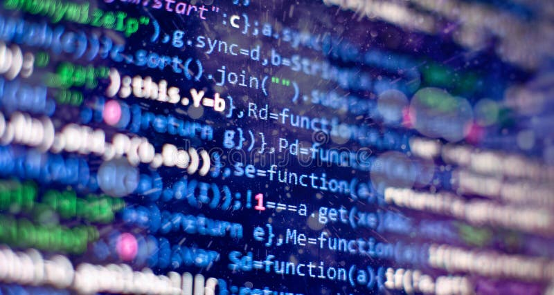 Database Bits Access Stream Visualisation Php Language And Coding Function Developer Stock