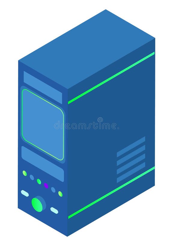 Database Block with Information Storage System Stock Vector ...
