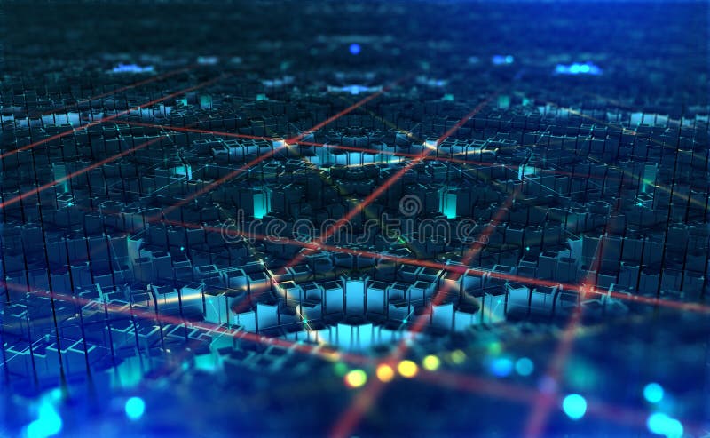 Network evolution stock vector. Illustration of growing - 18302377