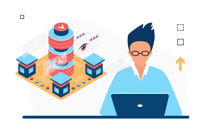 Software Engineer stock vector. Illustration of analysis - 38321157