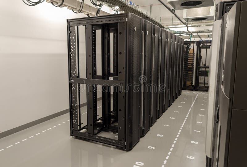 Database Center with Servers Editorial Image - Image of power ...