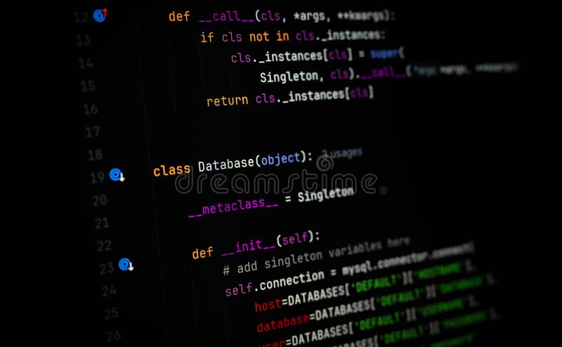 Singleton Design Pattern Python Stock Photos - Free & Royalty-Free ...