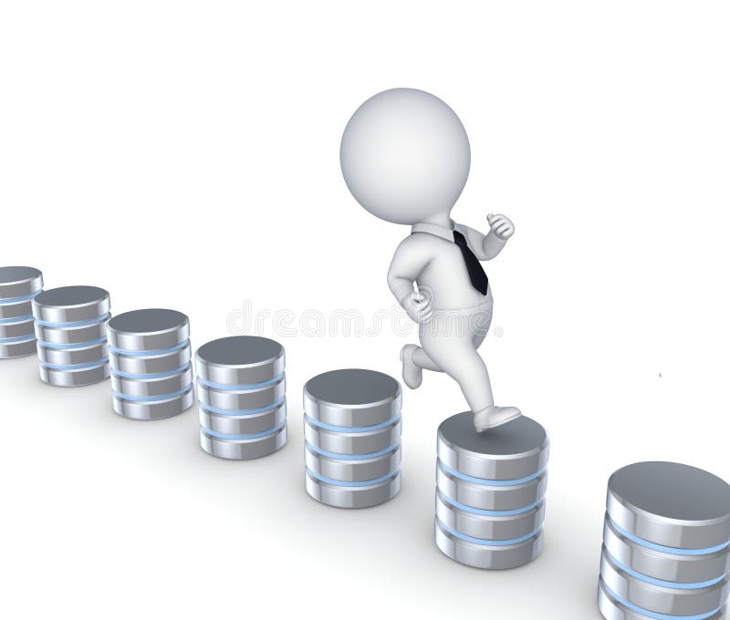 Database concept stock illustration. Illustration of server - 51613541