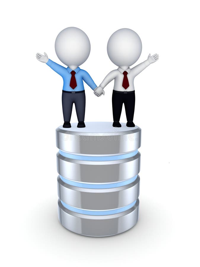 Database concept stock illustration. Illustration of group - 53169412