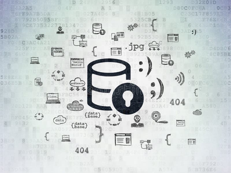 Programming Concept Database Lock Stock Illustrations – 324 Programming ...