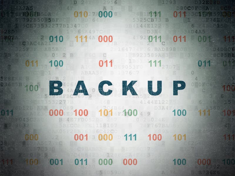 Binary Backup stock illustration. Illustration of computer - 50049731
